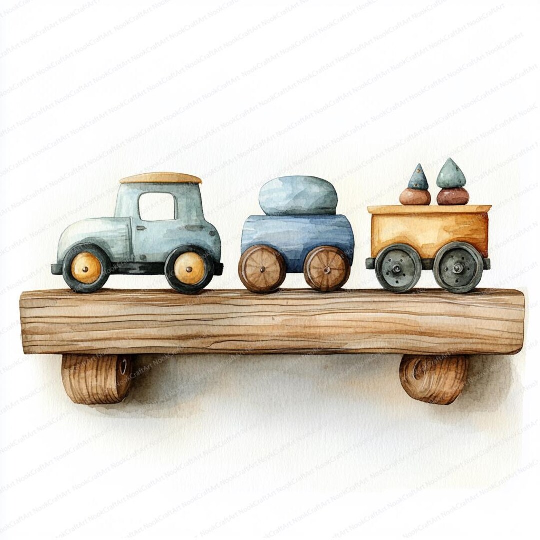 23 Wooden Toy Clipart Collection | Rustic Playtime Illustrations ...