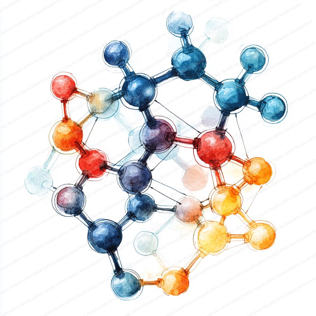 20 Atomic Clipart Collection | Molecules & Atoms Design | Printable ...