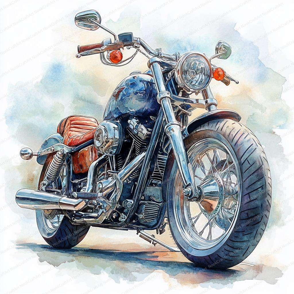 18 Classic Chopper Clipart Set | Vintage Motorcycle Graphics ...