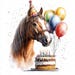 16 Horse Birthday Clipart | Birthday Horse Clipart Bundle | Printable ...