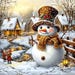 20 Snowman With Scarf Clipart | Christmas Snowman | Printable ...