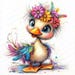 Frazzled Duck Clipart | 14 High Res Watercolor Jpgs | Printable ...