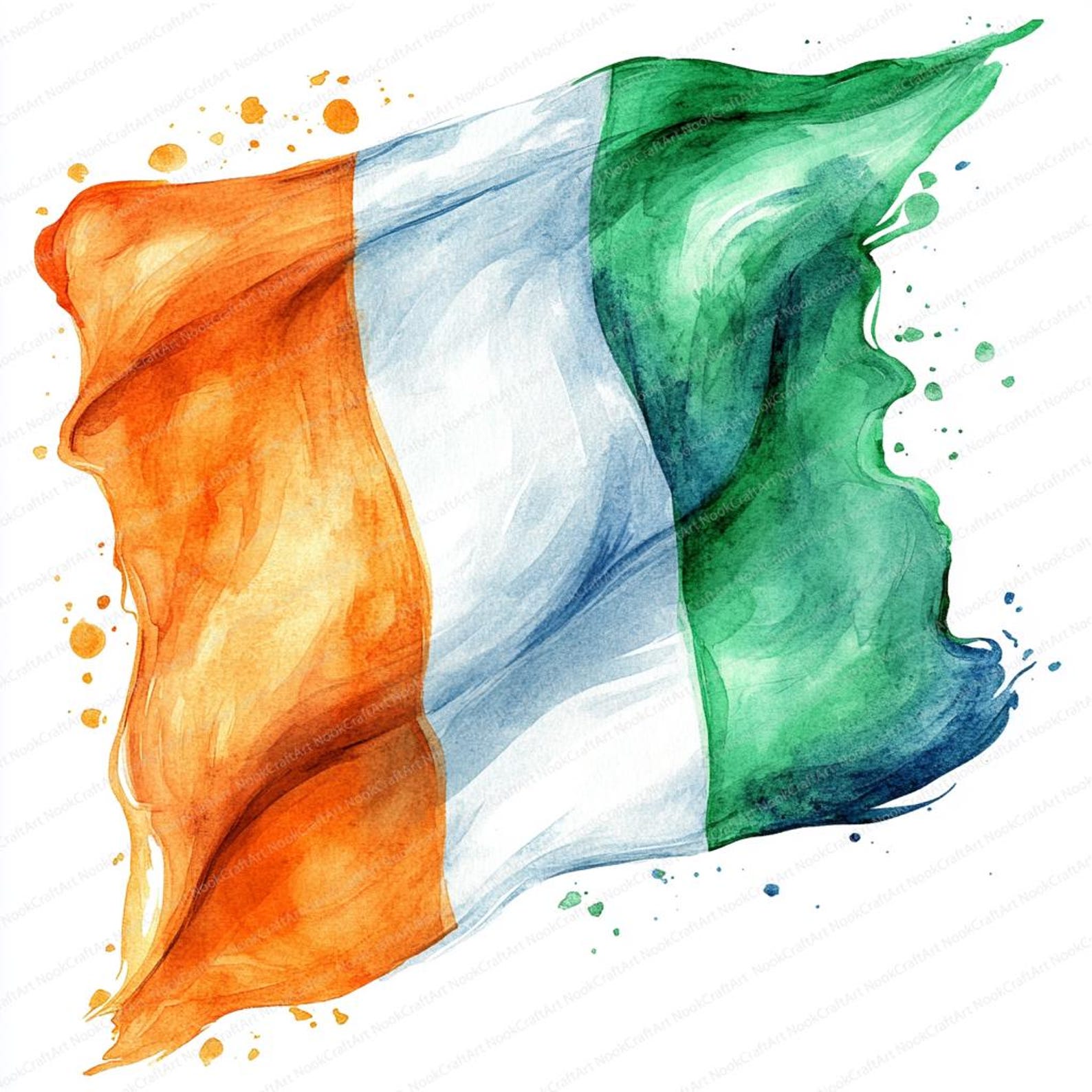 16 Irish Flag Clipart | St. Patrick's Day Graphics | Printable ...