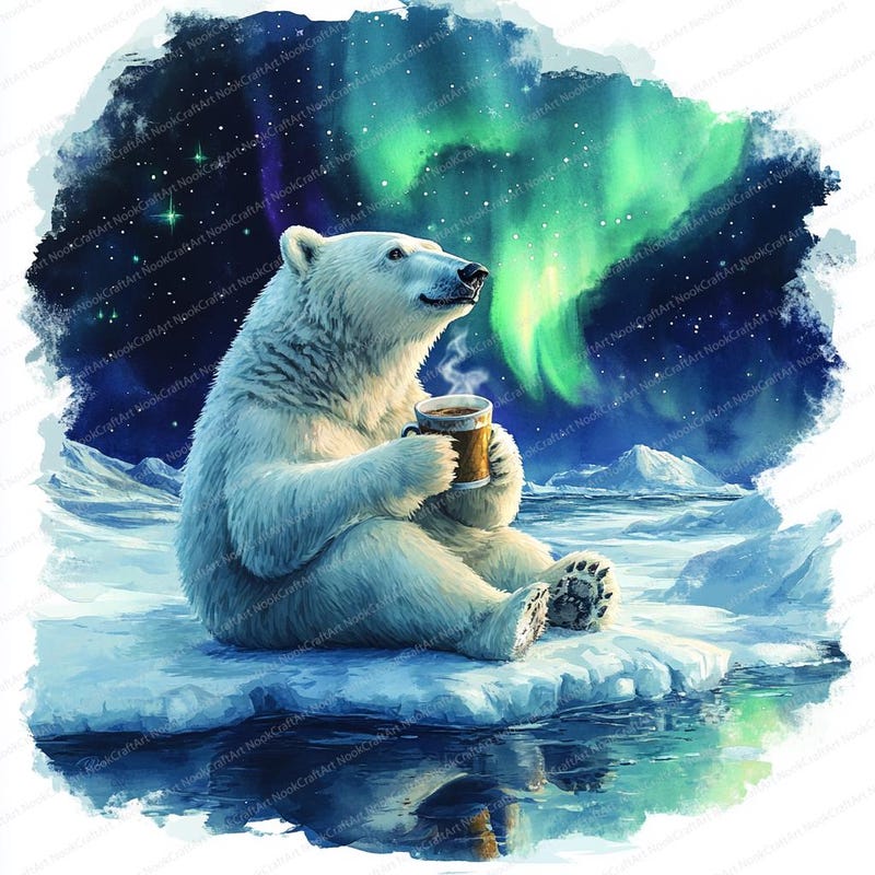Winter Bear Fantasy - Etsy