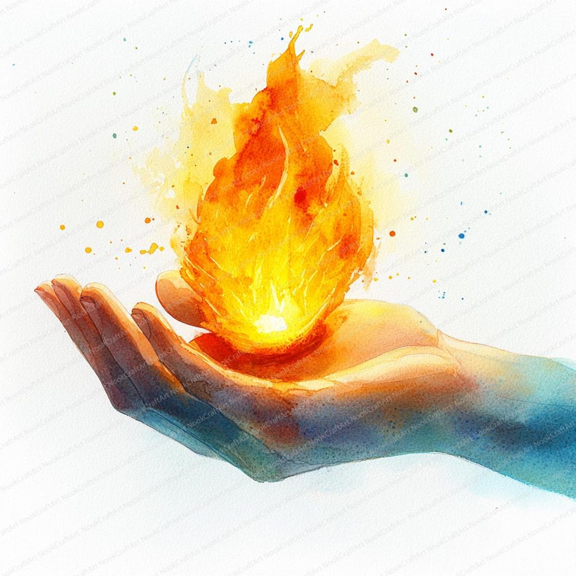20 Freedom Flame Clipart | Hand Holding Fire Artwork | Printable ...