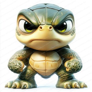 20 Quirky Turtle Adorable Cute Sassy Clipart | Printable Watercolor ...