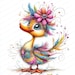 Frazzled Duck Clipart | 14 High Res Watercolor Jpgs | Printable ...