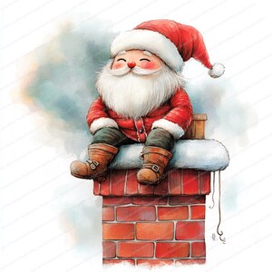 16 Quirky Chimney Clipart | Whimsical Holiday Chimneys | Printable ...