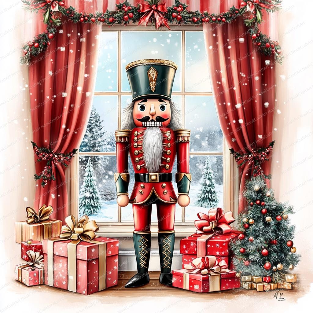 16 Christmas Nutcracker Clipart | Nutcracker Holiday Illustration ...