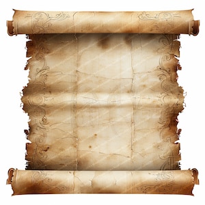 14 Medieval Scroll Clipart, Vintage Scroll, High Quality Jpgs ...