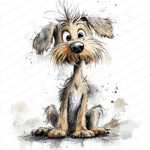 20 High Quality Designs of Crazy Dogs Clipart | Printable Watercolor ...