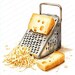 24 Grated Cheese Clipart Pack | Cheese Grater and Shredded Cheese ...