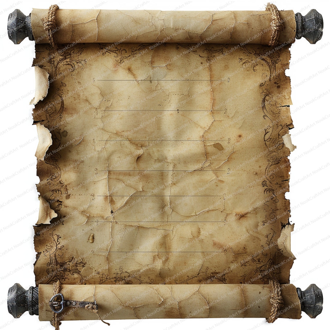 12 Clipart of Medieval Scrolls Vintage Scrolls Printable Watercolor ...