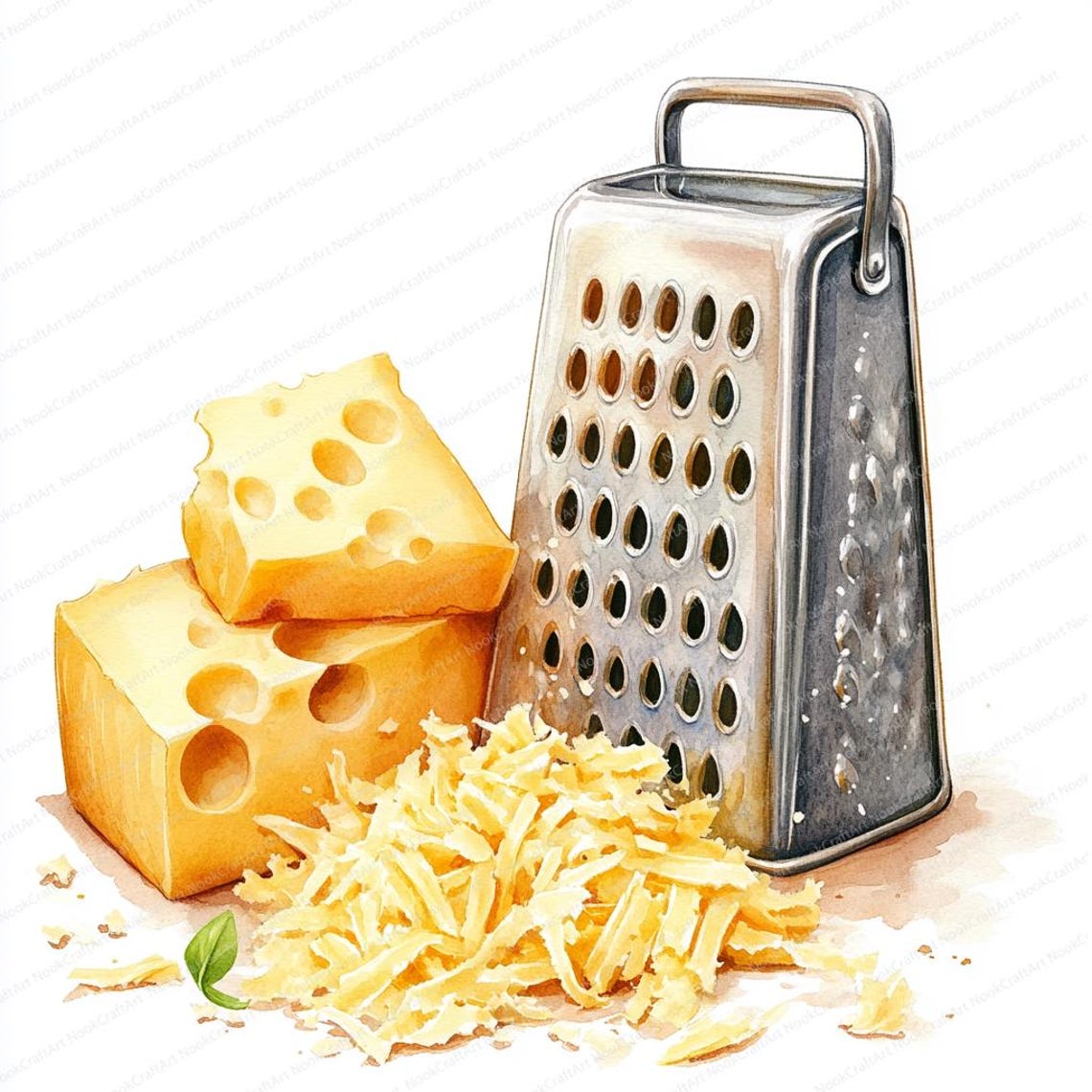 24 Grated Cheese Clipart Pack | Cheese Grater and Shredded Cheese ...