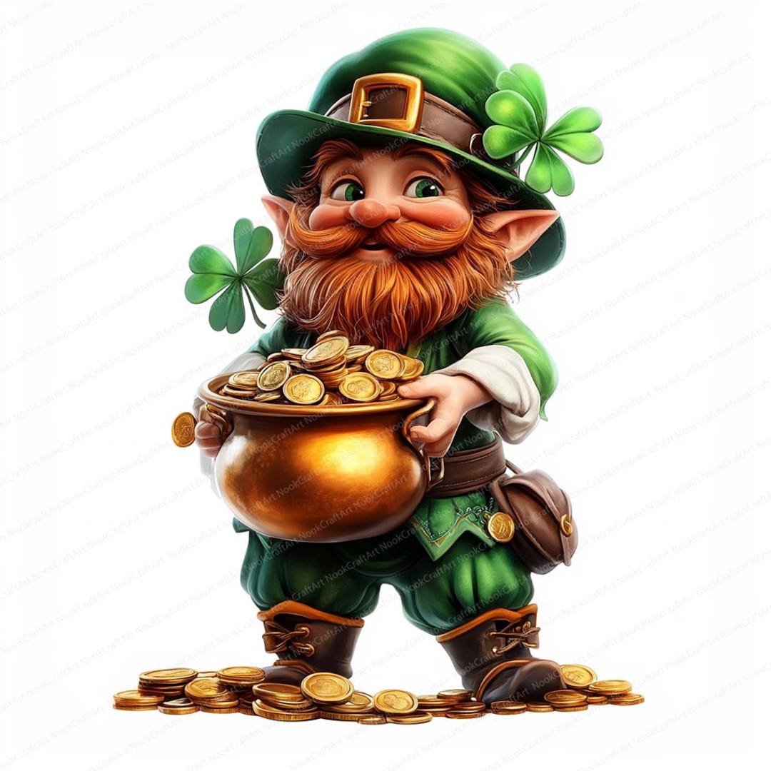 13 Funny Leprechaun Clipart | Humorous Irish Clipart | Printable ...