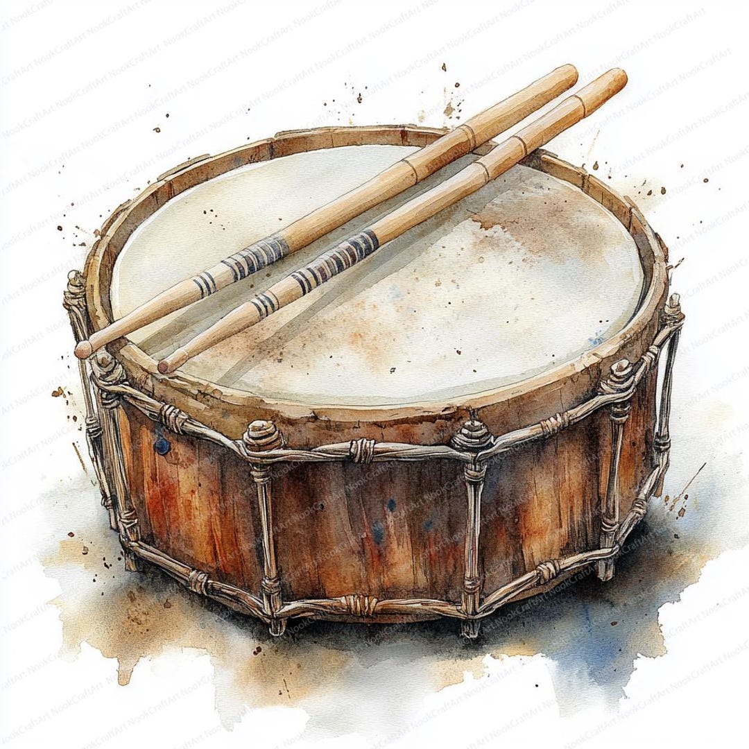 13 Drum Instrument Clipart | Musical Percussion Graphics | Printable ...