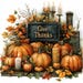 14 Fall Thanksgiving Clipart | Autumn Harvest | Printable Watercolor ...