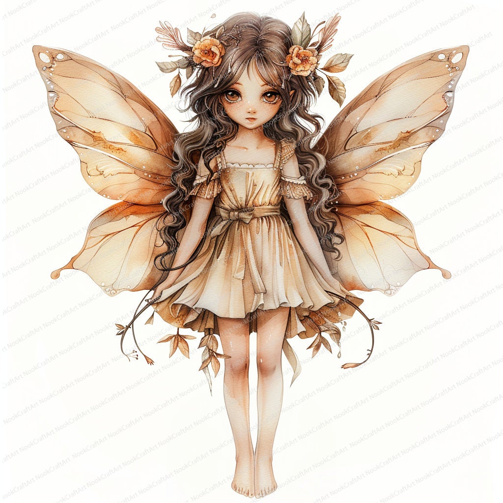 16 Fairy Clipart | Magical Fairies Clipart Bundle | Printable ...