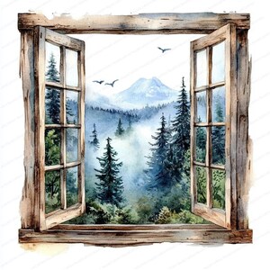 20 Window Forest View Clipart Scenic Window Overlooking Forest Clipart ...