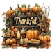 14 Fall Thanksgiving Clipart | Autumn Harvest | Printable Watercolor ...