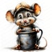 14 Whimsical Rat Illustrations Bundle | Funny Rat Clipart | High ...