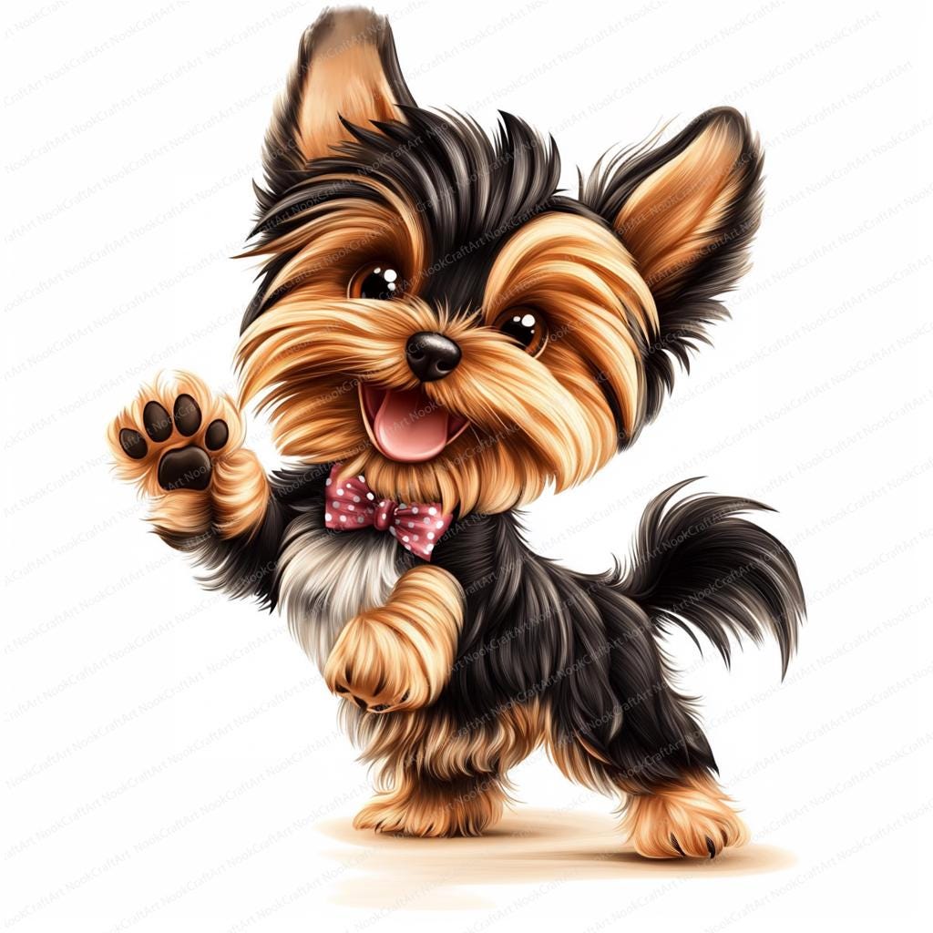 16 Hilarious Yorkie Clipart | Funny Yorkshire Terrier Clipart ...