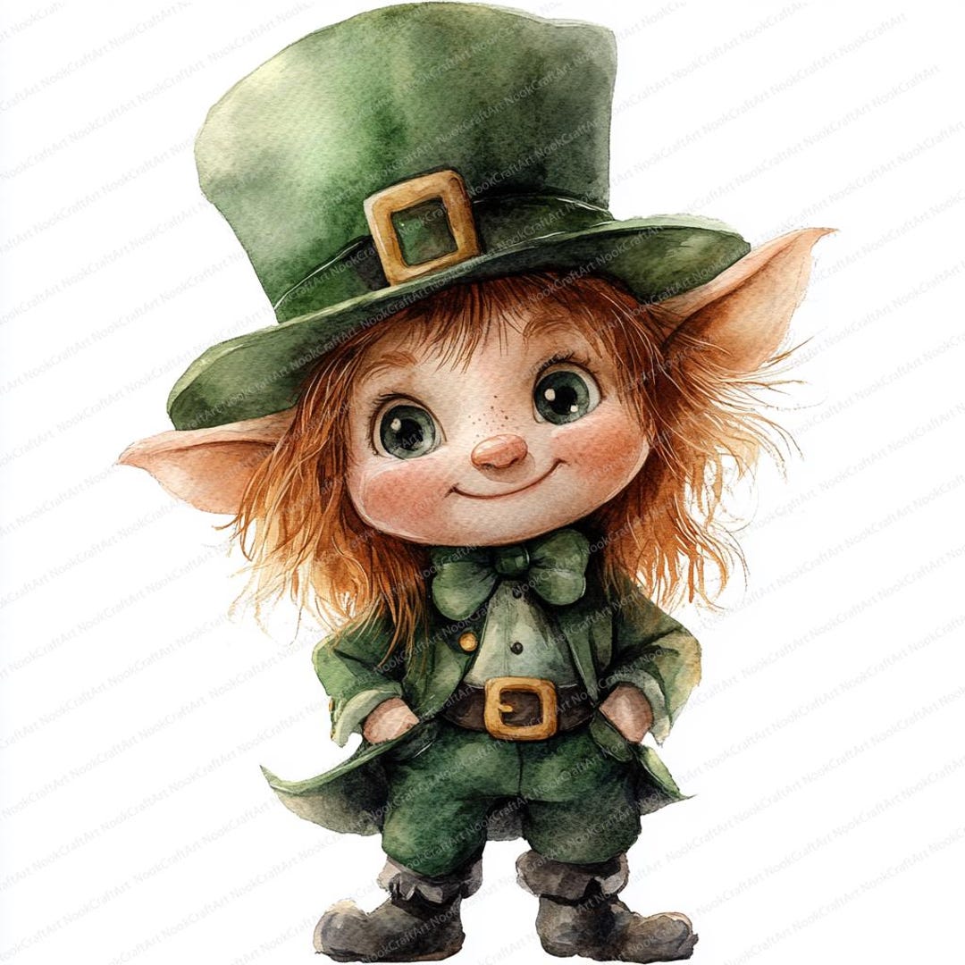 15 Leprechaun Clipart Collection | Whimsical Irish Illustrations ...