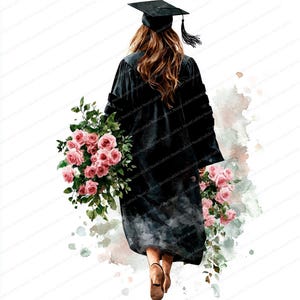20 Girl Graduation Clipart | Student Grad Designs | High-quality JPG ...