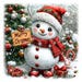 16 Marry Christmas Snowman Bundle Clipart | Printable Watercolor ...