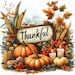 14 Fall Thanksgiving Clipart | Autumn Harvest | Printable Watercolor ...