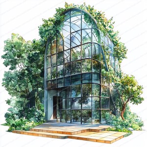 20 Giant Vines Clipart | Enchanted Glass Structures Art | Printable ...