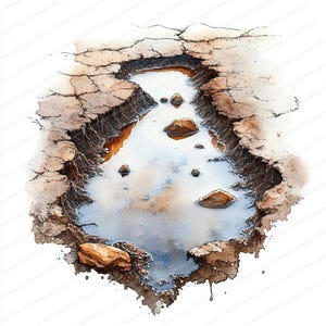 20 Mud Puddle Clipart Set | Digital Illustration Pack | Printable ...