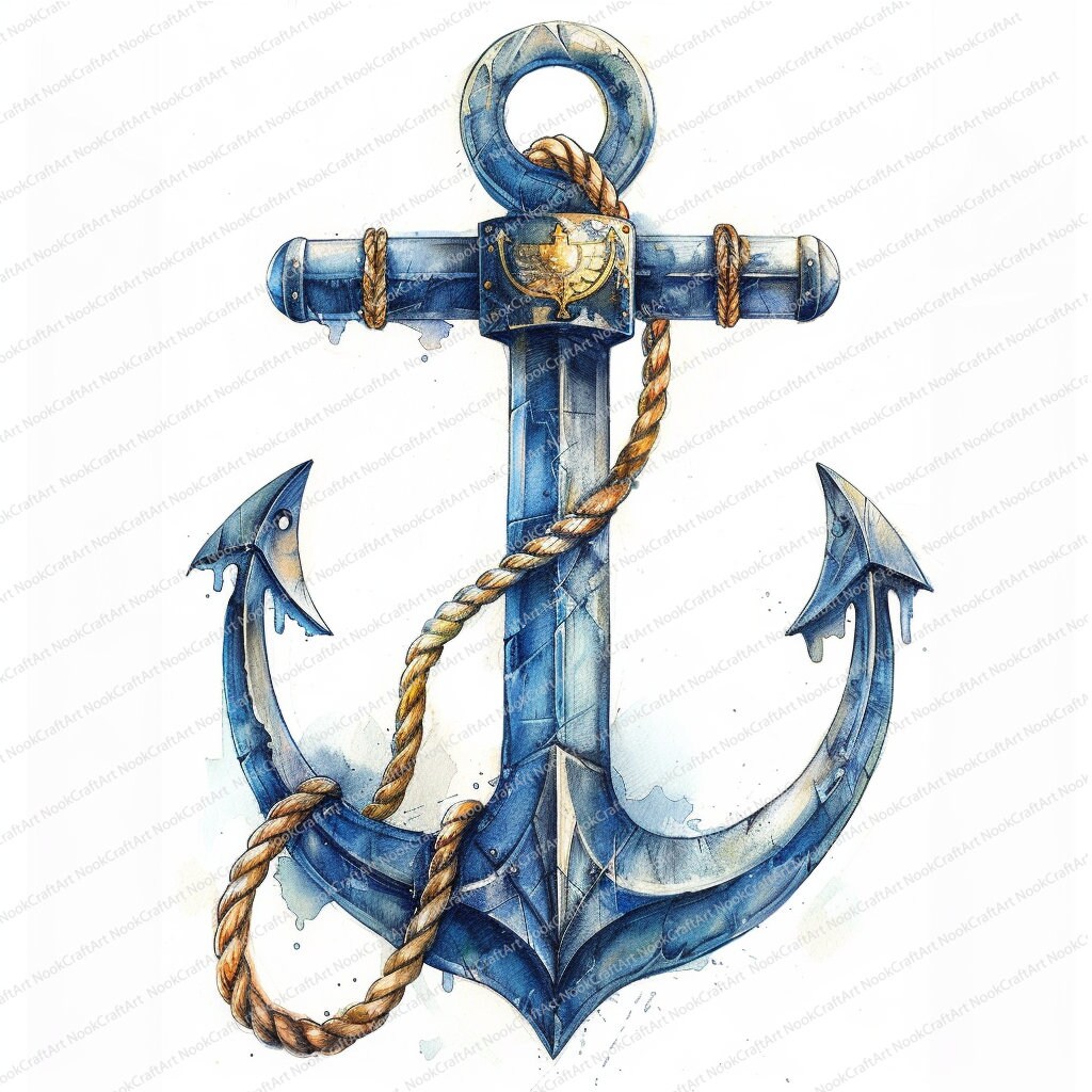 Watercolor Nautical Collection Clipart 20 Beach Clipart High Quality ...