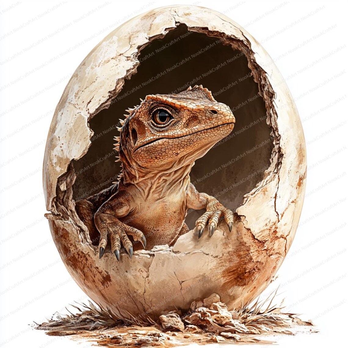 18 Dino Hatching From Egg Clipart | Adorable Dinosaur Designs ...