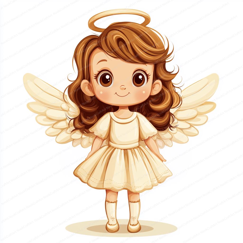 12 Angel Clipart | Angel Digital Art | Printable Watercolor Clipart ...