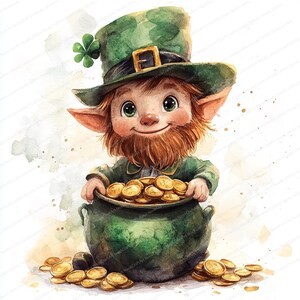 15 Leprechaun Clipart Collection | Whimsical Irish Illustrations ...