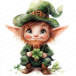 15 Leprechaun Clipart Collection | Whimsical Irish Illustrations ...