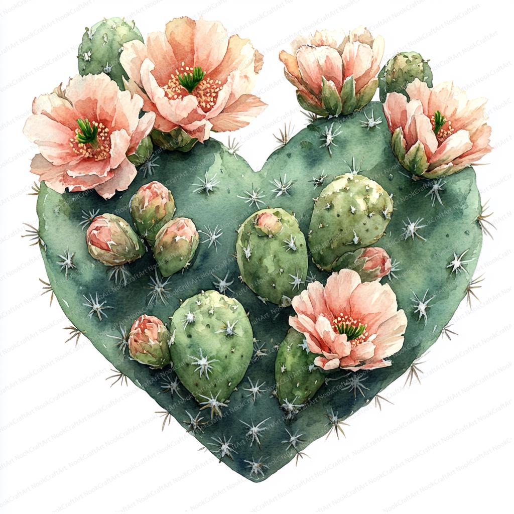20 imágenes prediseñadas de cactus en forma de corazón / Diseño ...