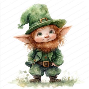 15 Leprechaun Clipart Collection | Whimsical Irish Illustrations ...