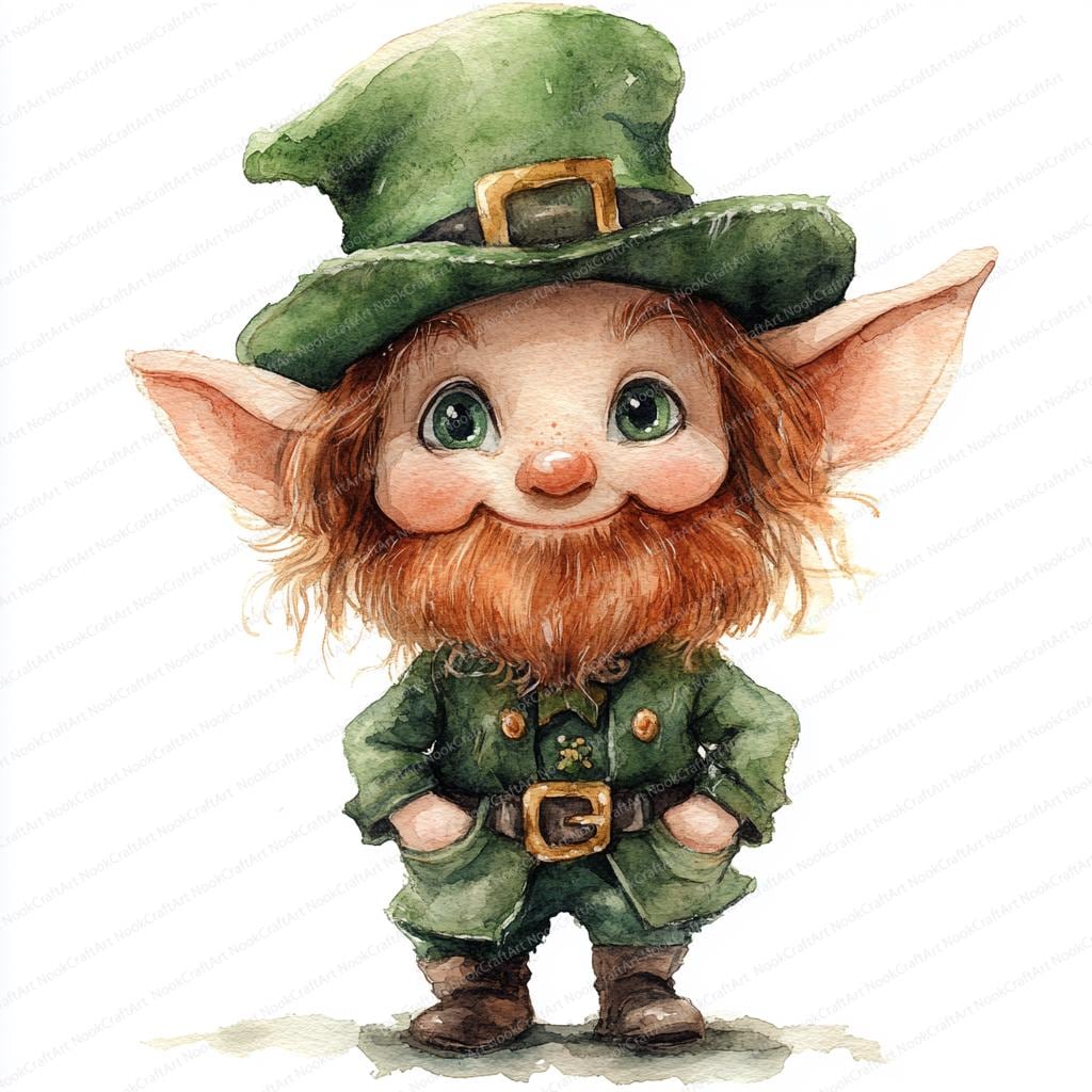 15 Leprechaun Clipart Collection | Whimsical Irish Illustrations ...