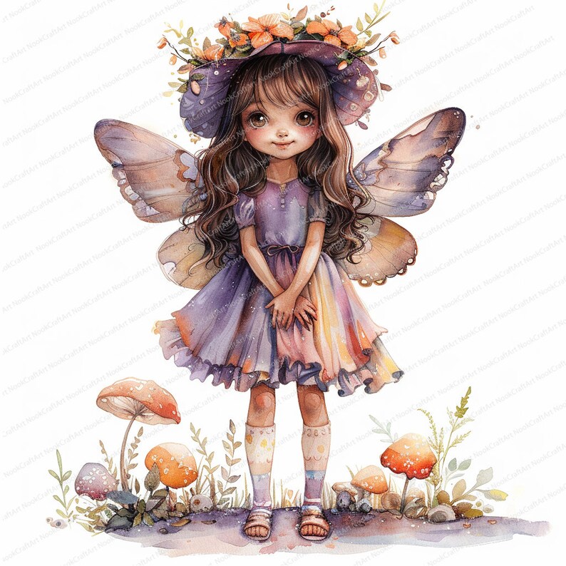 16 Fairy Clipart | Magical Fairies Clipart Bundle | Printable ...