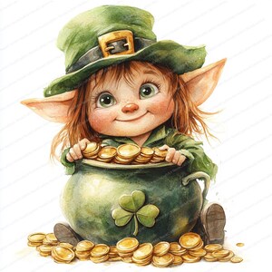 15 Leprechaun Clipart Collection | Whimsical Irish Illustrations ...