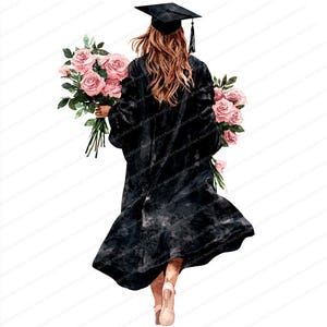 20 Girl Graduation Clipart | Student Grad Designs | High-quality JPG ...