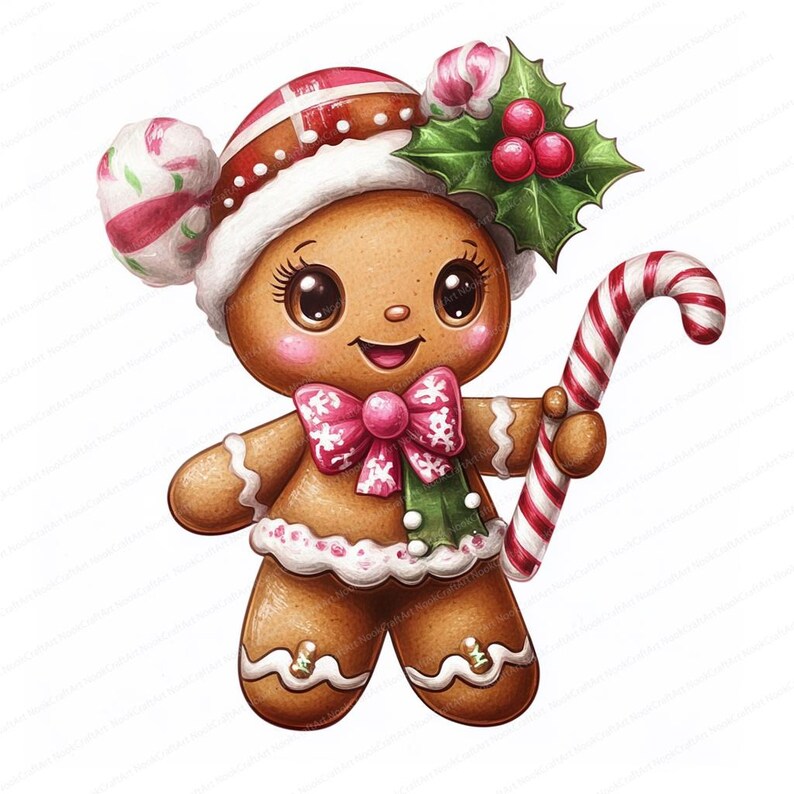 18 Gingerbread Girl Clipart | Gingerbread Girl Cookie | Printable ...
