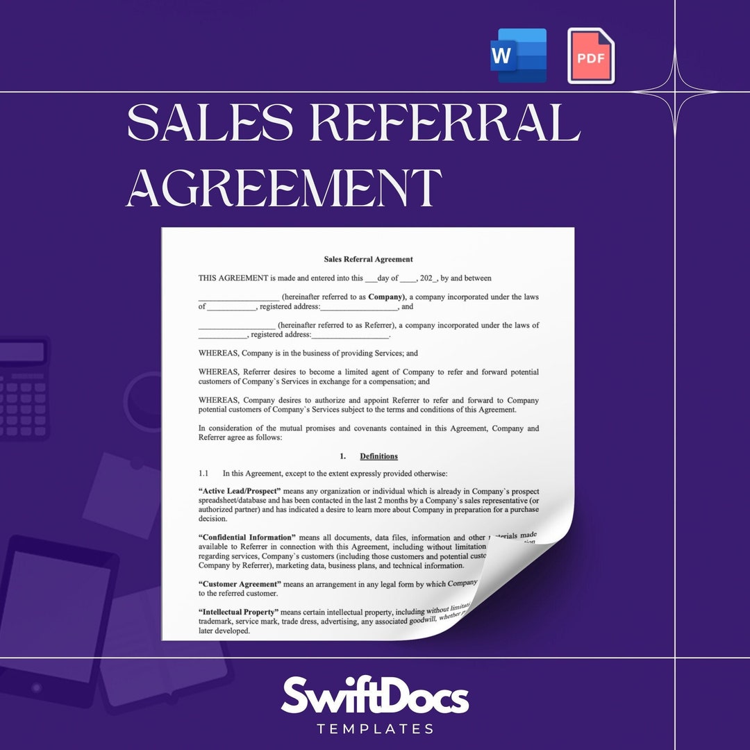 Sales Referral Agreement - Etsy