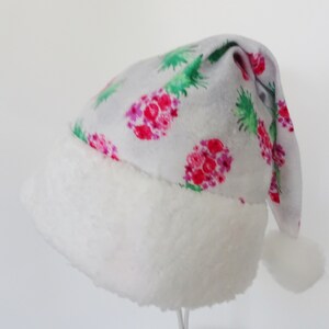 Tropical Pineapple Santa Hat Beach Christmas Santa Hat - Etsy