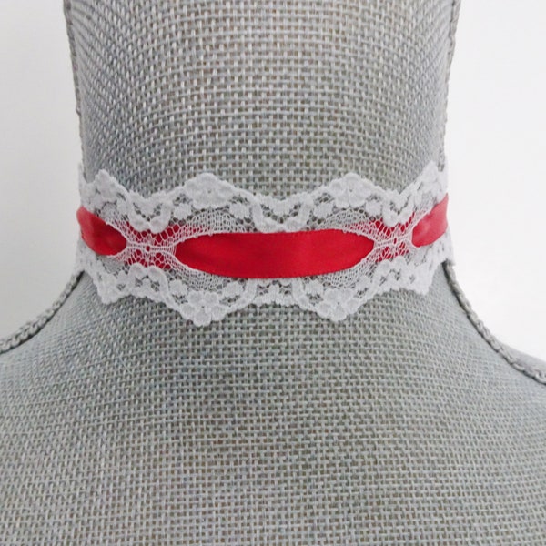 Satin Ribbon Choker - Etsy