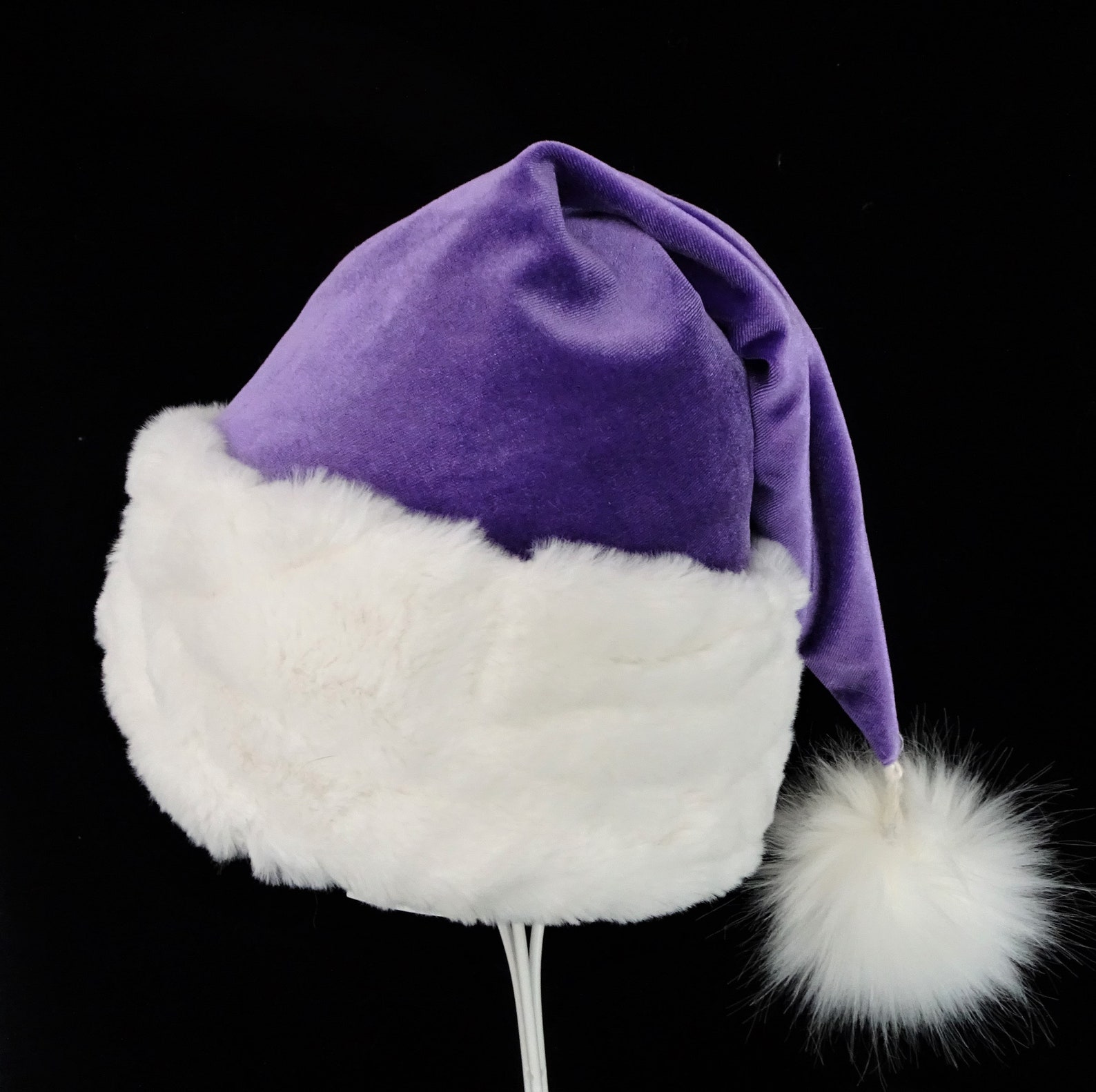 Violet Velvet Santa Hat NEW Old World Victorian Christmas - Etsy