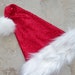 Red Sequined Santa Hat, Showgirl Santa Hat, Festive Christmas Party Hat ...