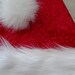 Red Sequined Santa Hat, Showgirl Santa Hat, Festive Christmas Party Hat ...